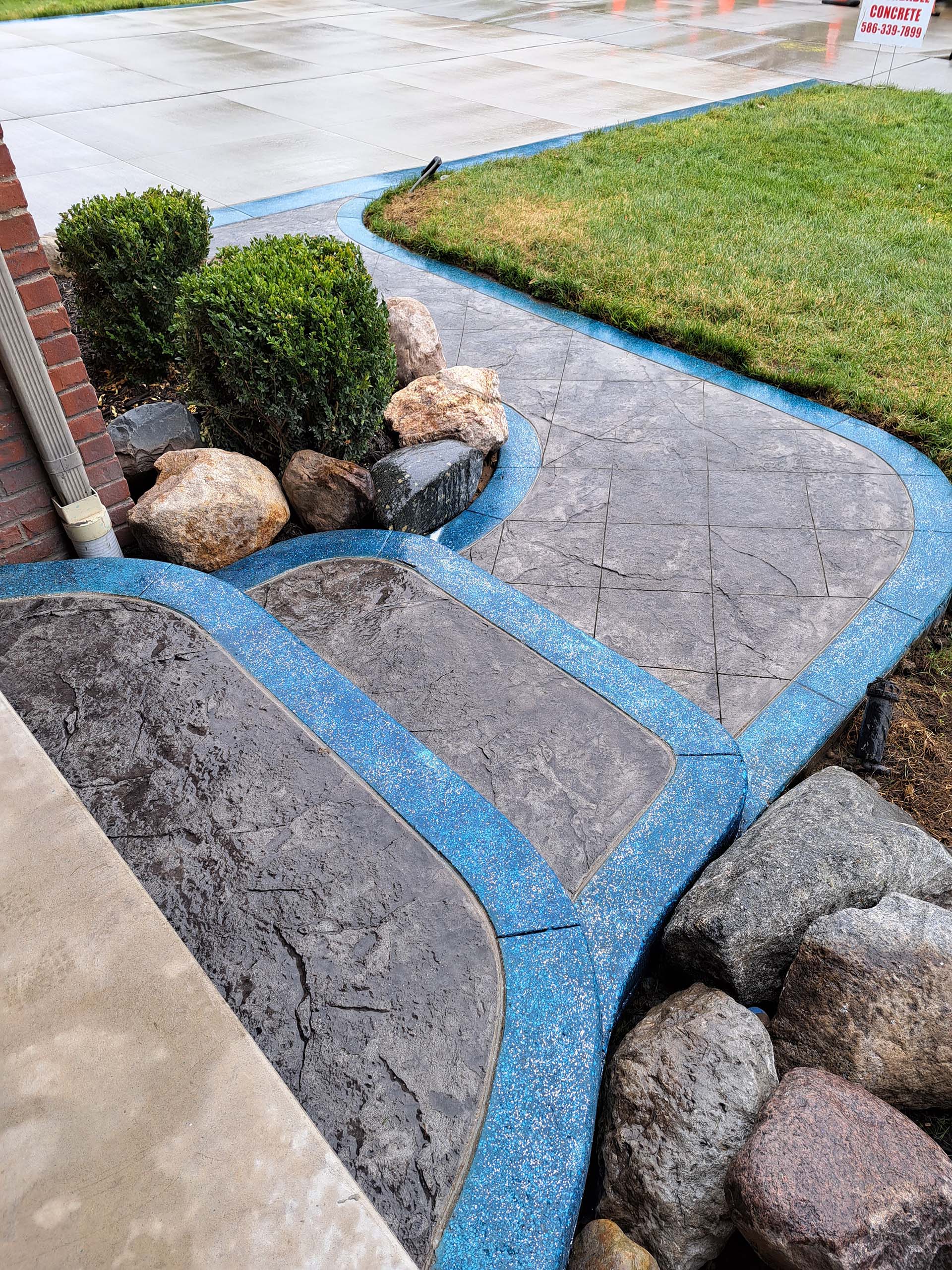 Glow Stone Installation Guide: Stamped Concrete | Ambient Glow Technology™