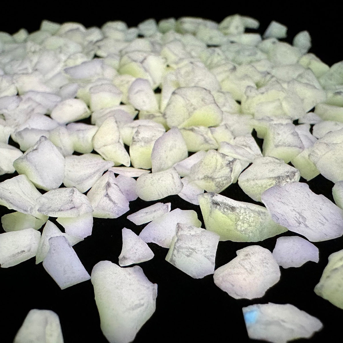 Glacier White Glow Stones | 1 lb. - 1/4" (5-8mm) | Limited Production ...